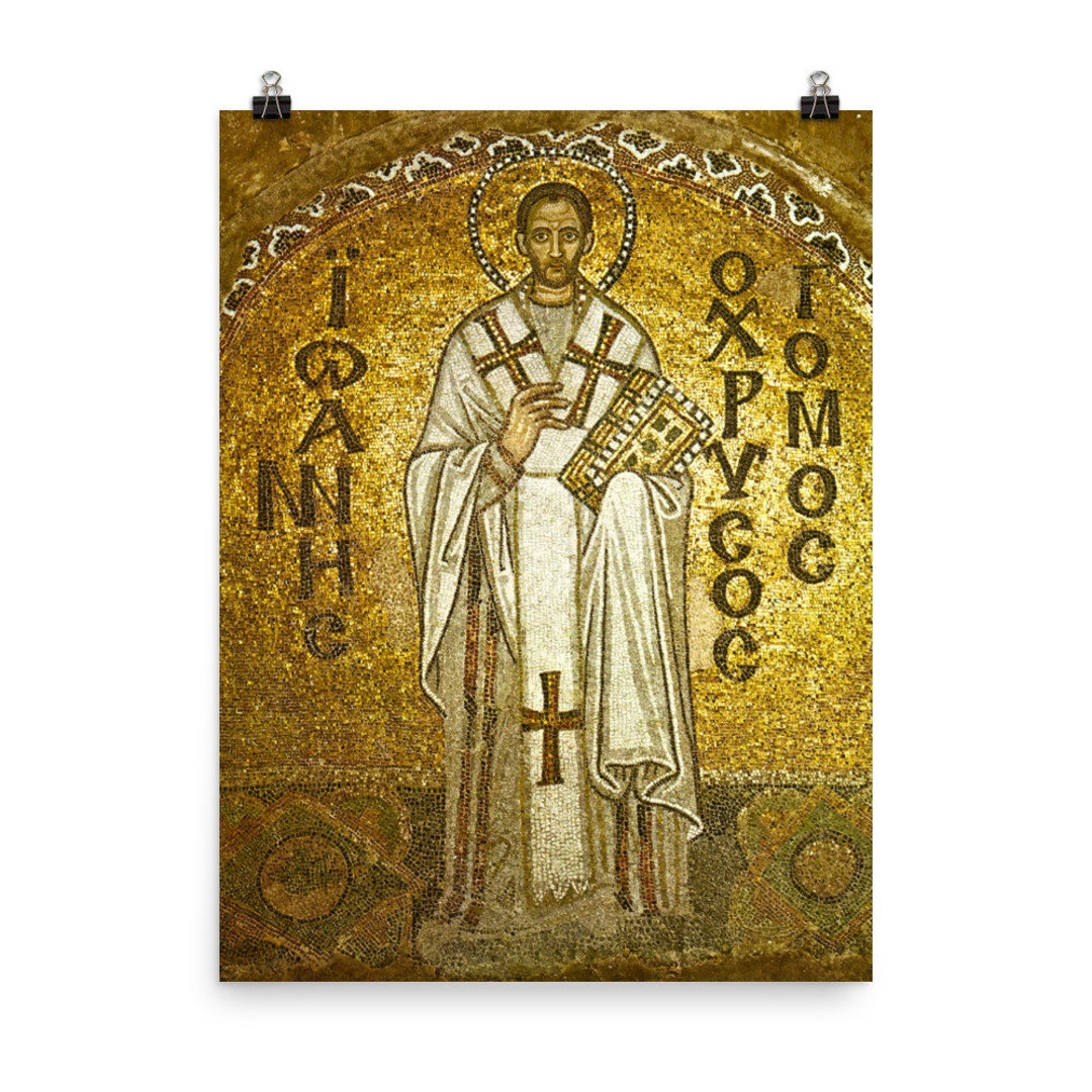 Saint John Chrysostom Poster Print - Etsy