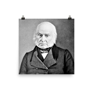 John Quincy Adams Poster Print - Etsy