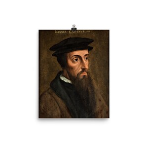 John Calvin Poster Print - Etsy