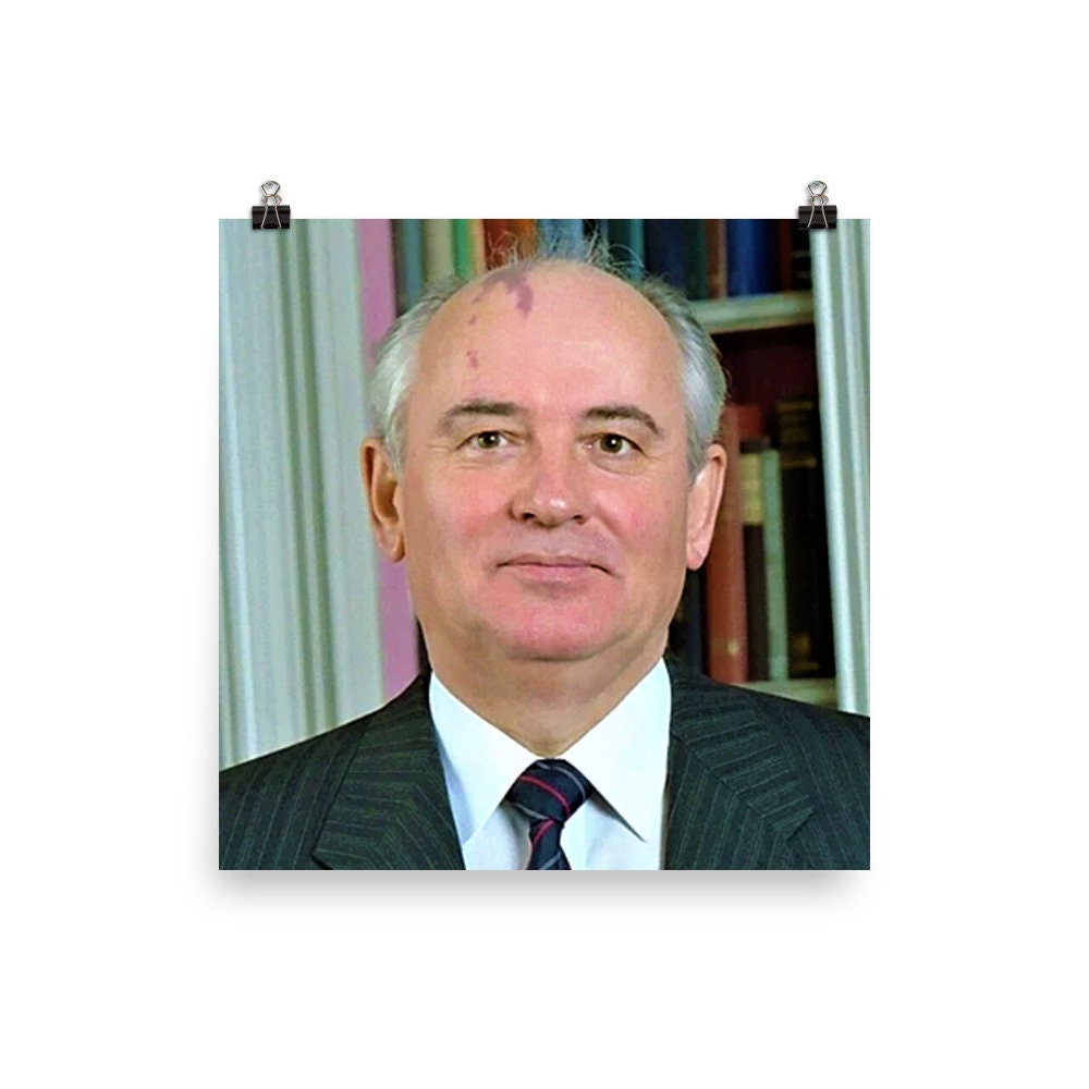 Mikhail Gorbachev Poster Print - Etsy