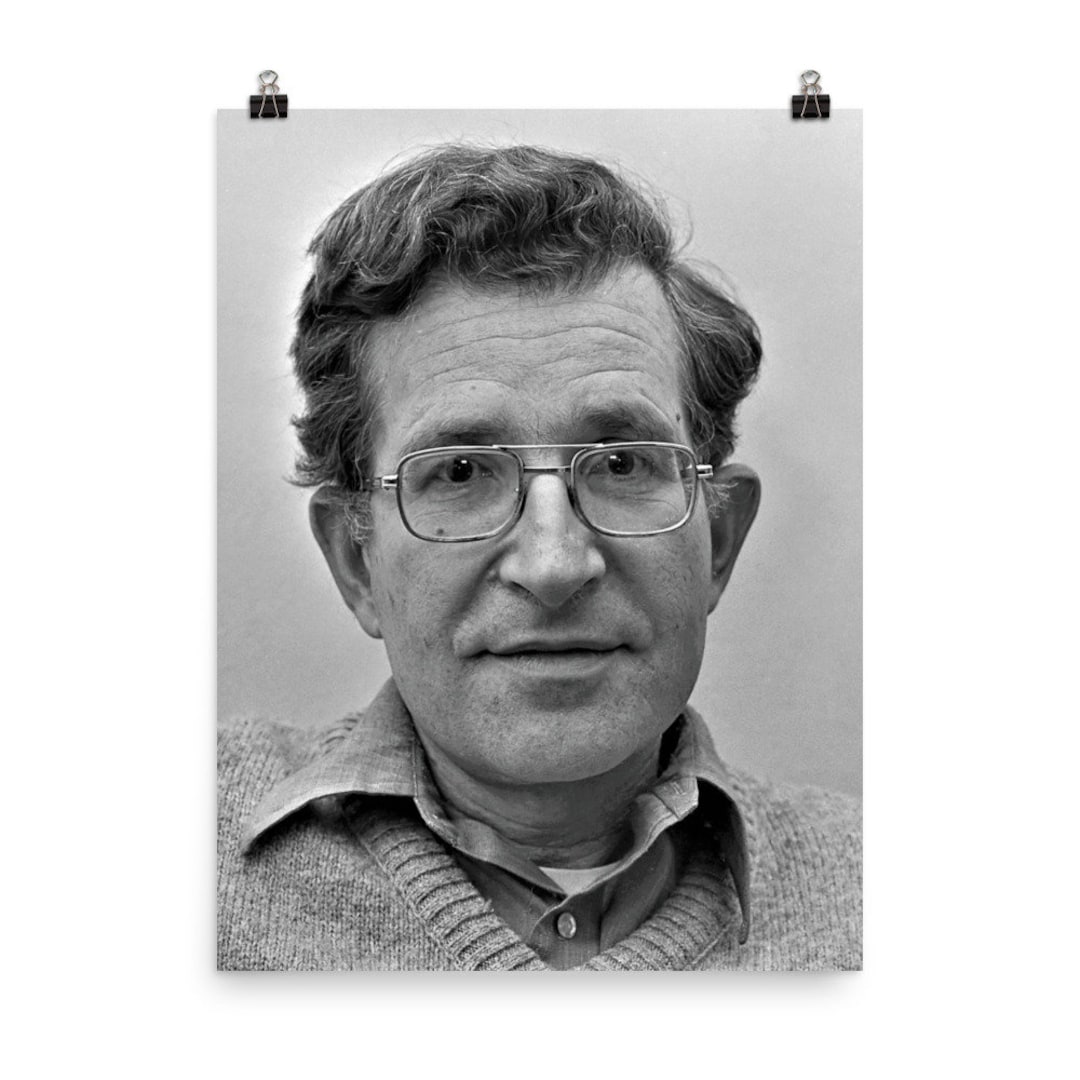 Noam Chomsky Poster Print - Etsy
