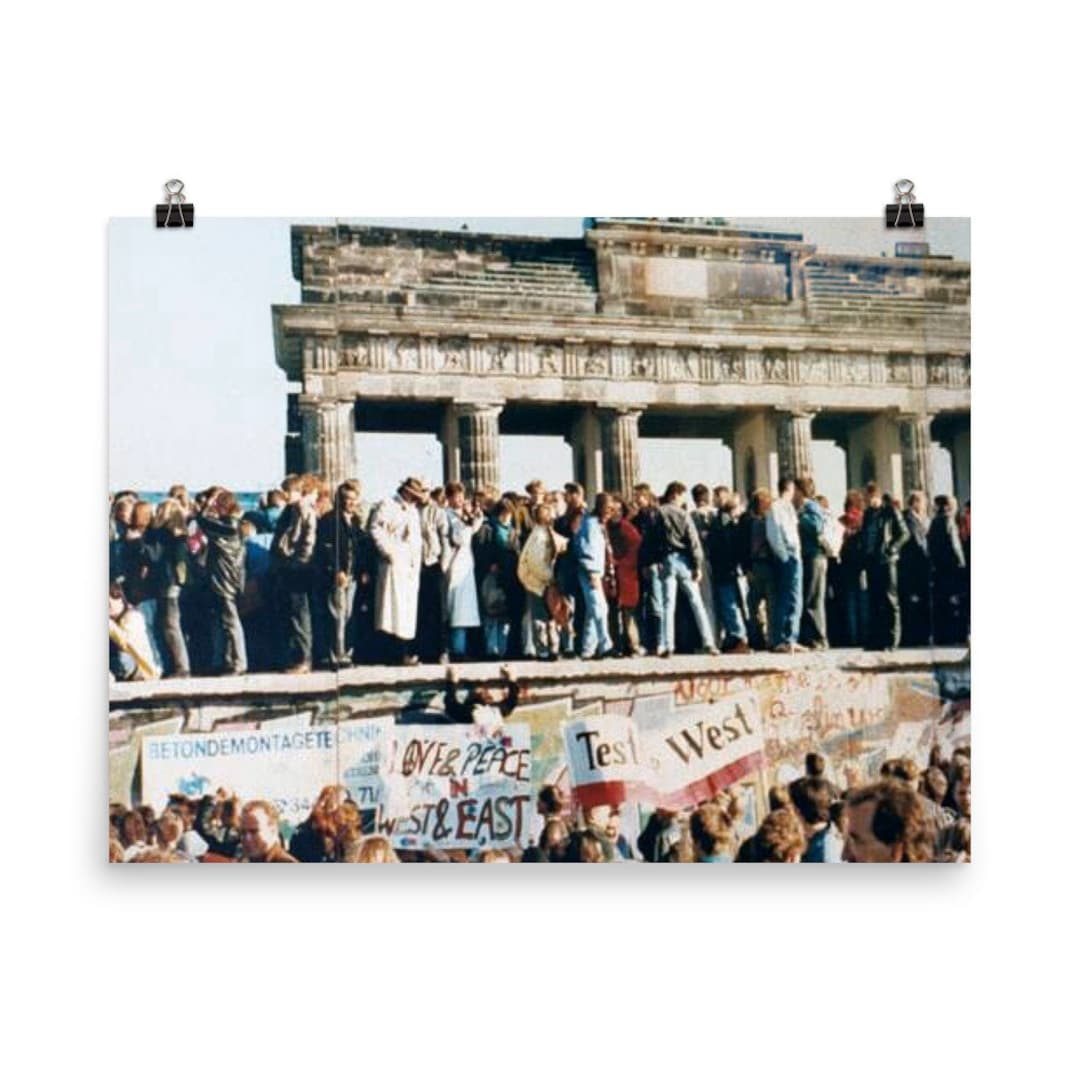 Fall of the Berlin Wall Poster Print - Etsy