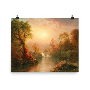 Autumn by Frederic Edwin Church Poster Print - Etsy