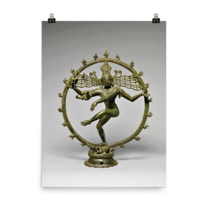 Shiva as Lord of Dance (shiva Nataraja) Indian Art Poster Print - Etsy