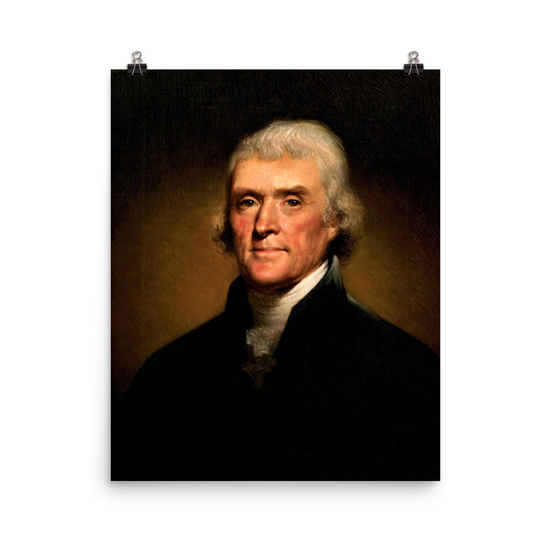Thomas Jefferson Poster 16 X 20 - Etsy
