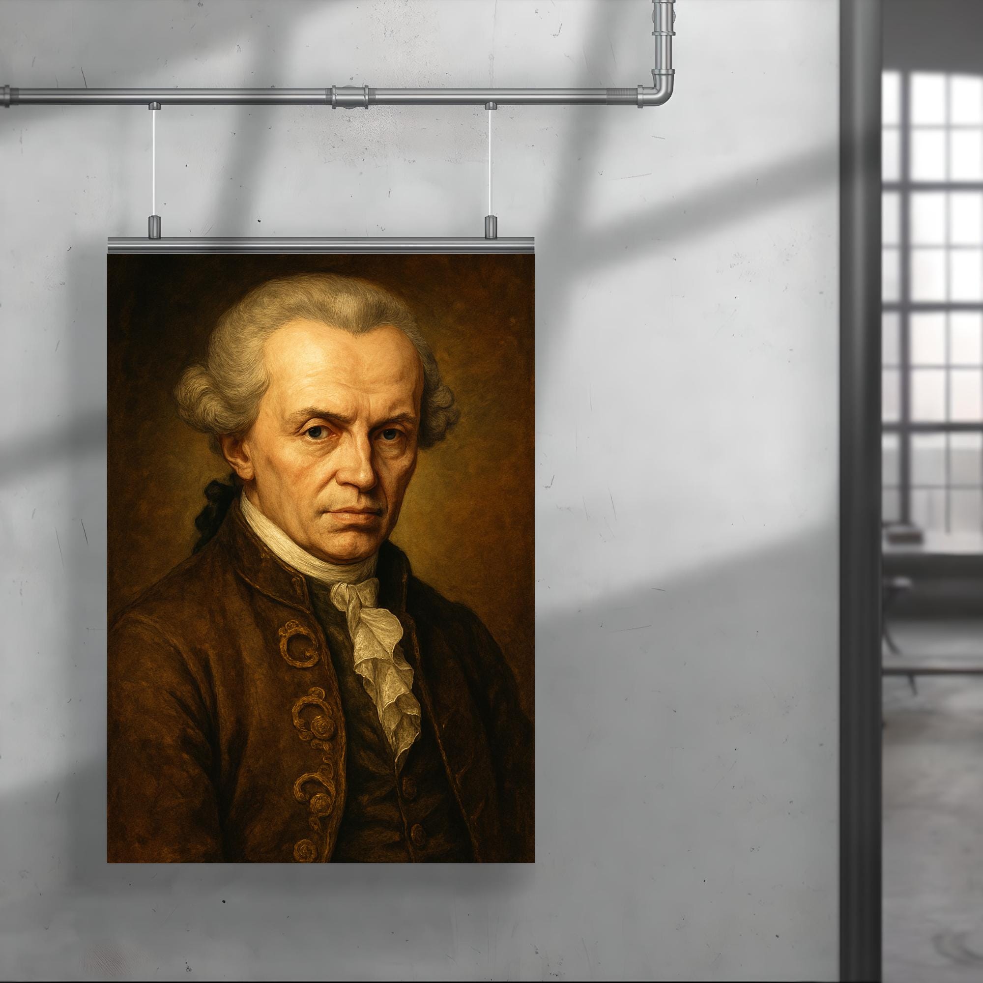 Immanuel Kant Philosophy Poster Print - Enlightenment Wall Art, Unique ...