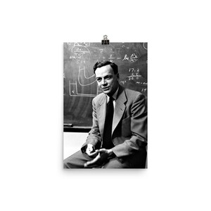 Richard Feynman Poster Print - Etsy
