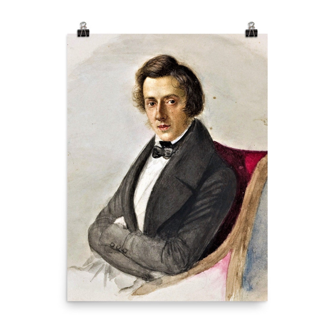 Frédéric Chopin Poster: Legendary Polish Composer, Giclée Print - Etsy