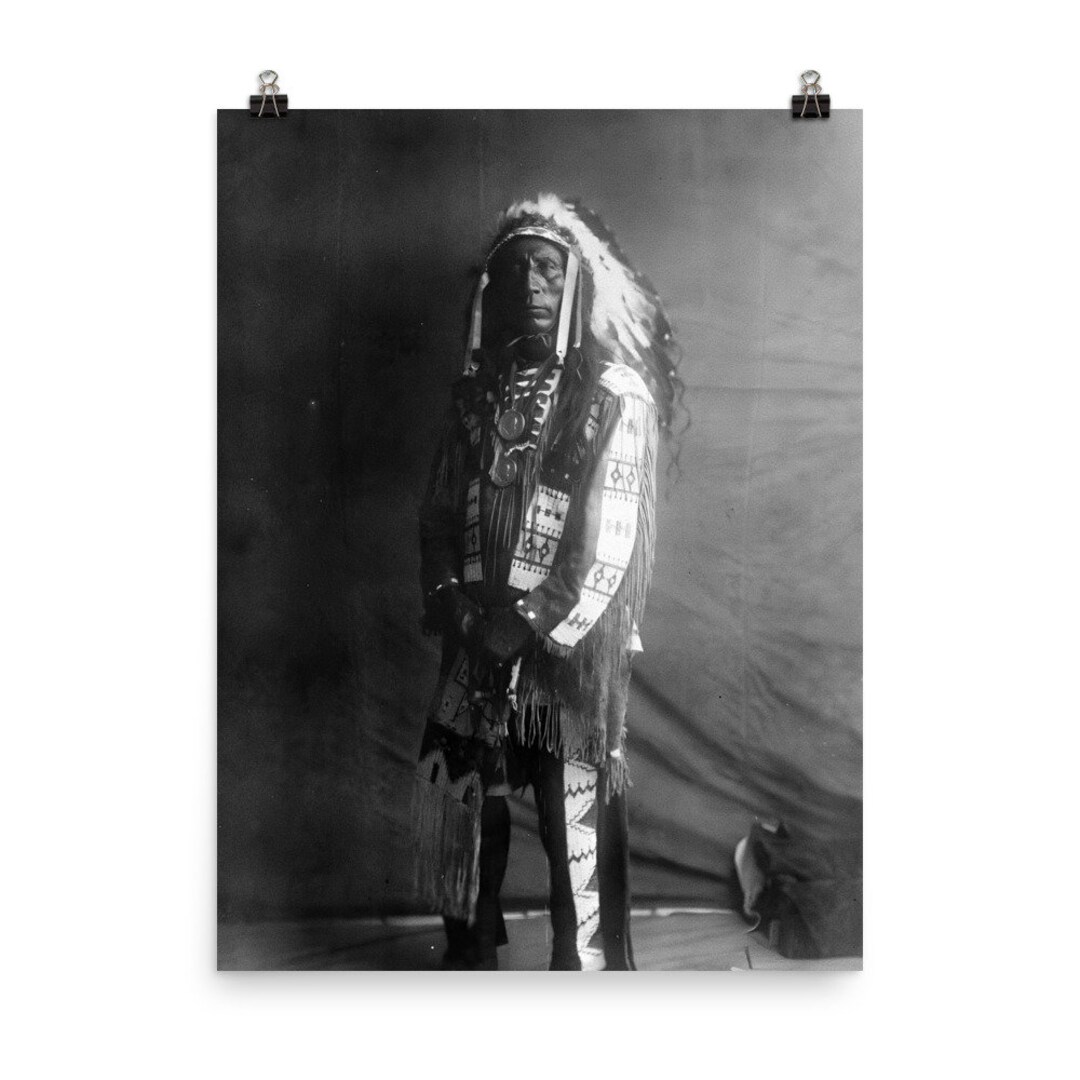 Jack Red Cloud Portrait Poster Print - Etsy
