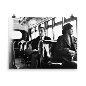 Rosa Parks Riding a Bus Poster Print - Etsy