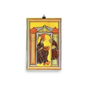 Hildegard of Bingen Poster Print - Etsy