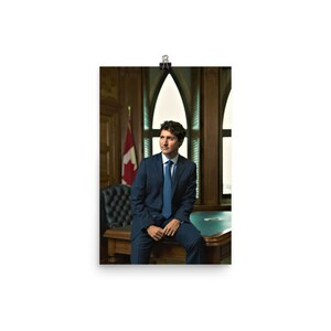 Justin Trudeau Poster Print - Etsy