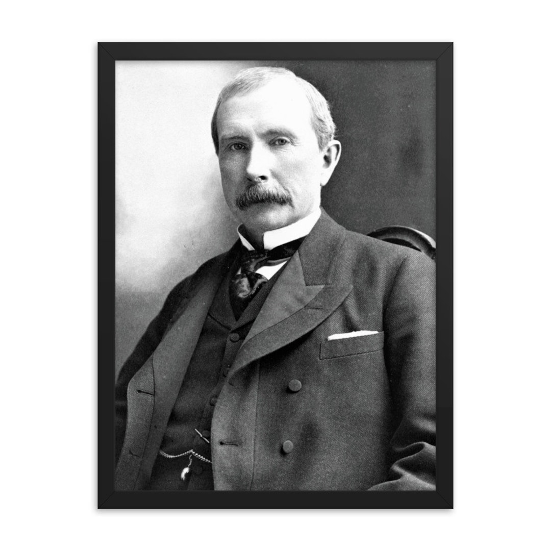John D. Rockefeller Framed Print - Etsy