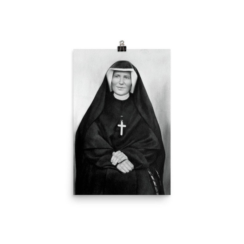 St Faustina Kowalska Poster Print - Etsy