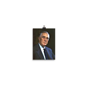 Franklin D. Roosevelt Poster Print - Etsy