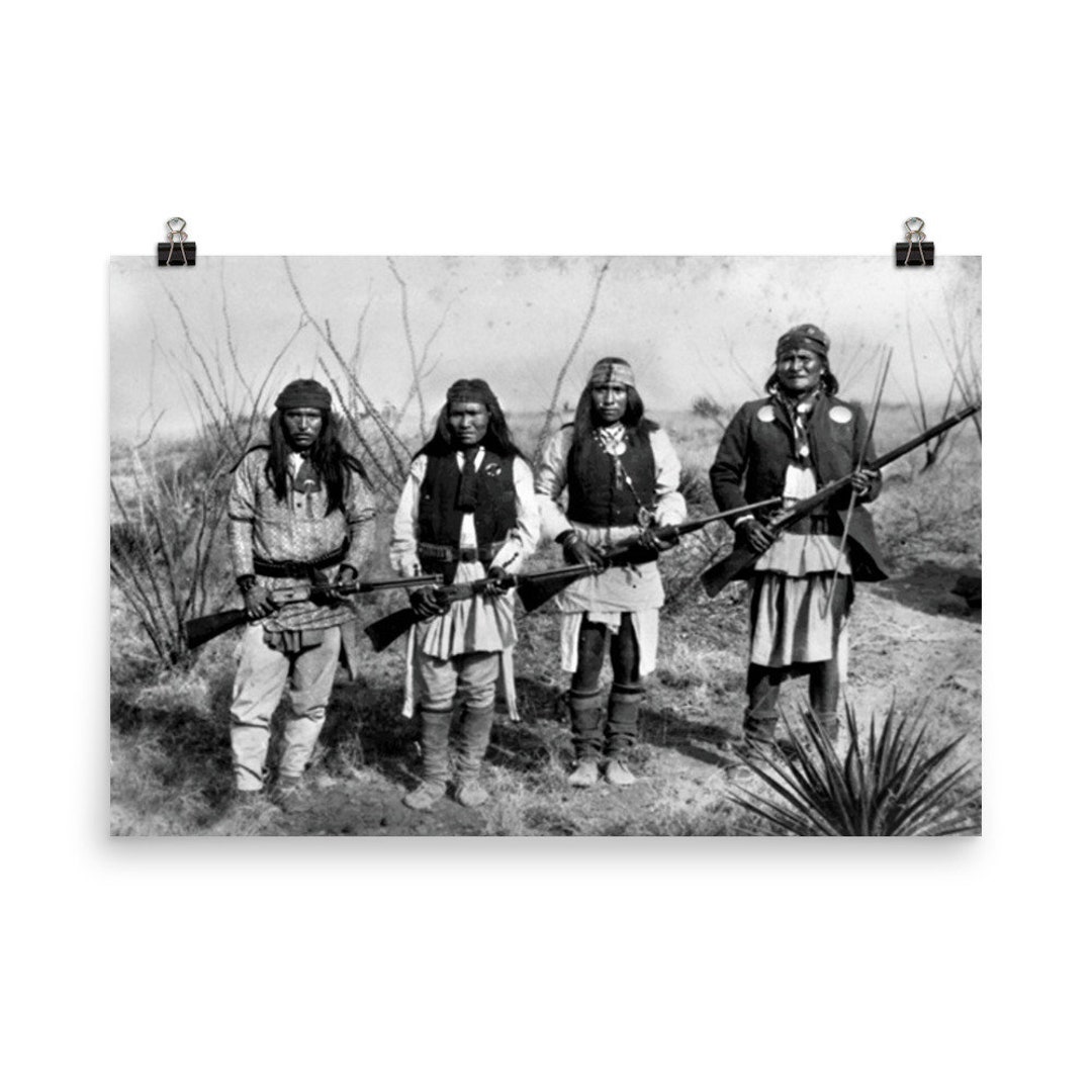 Geronimo and His Warriors Poster Print - Etsy