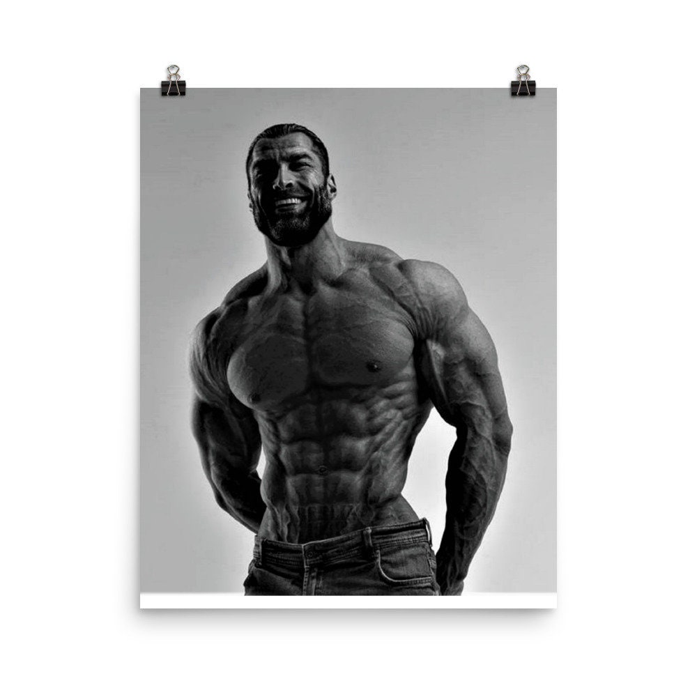 Ernest Khalimov Gigachad Poster Print - Etsy Canada