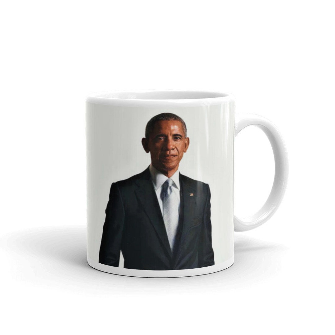 Barack Obama Official Portrait Mug - Etsy