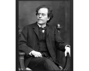 GUSTAV MAHLER Watercolor Portrait POSTER Various Sizes Available Art ...