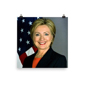 Hillary Clinton Official Portrait Poster Print - Etsy