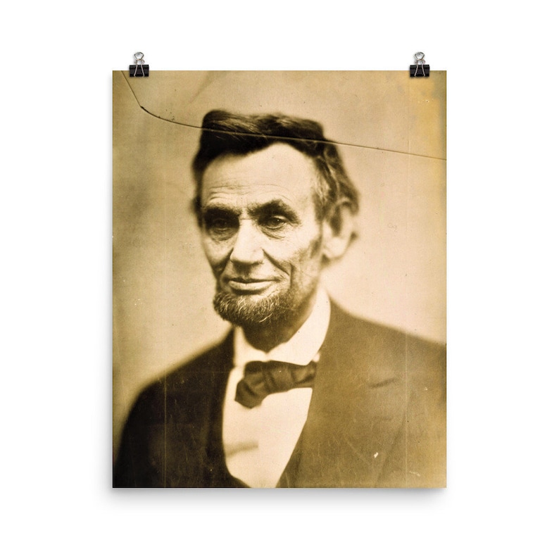 Last Photo of Abraham Lincoln Poster Print - Etsy