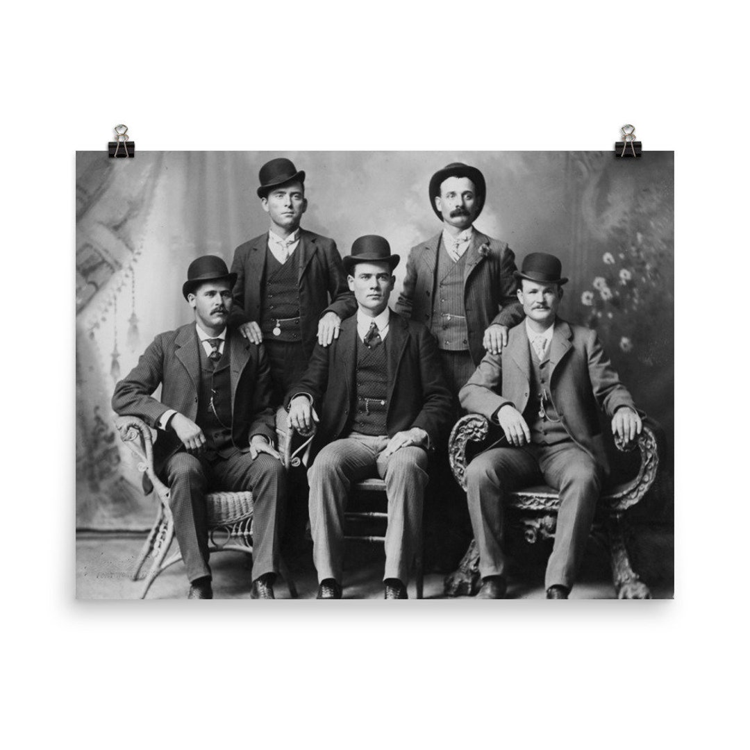 Butch Cassidys Wild Bunch Fort Worth Five Poster Print Etsy