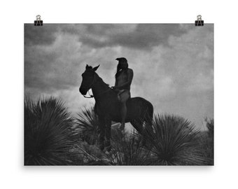 Edward Curtis Apache Girl & Papoose Print Poster - Etsy