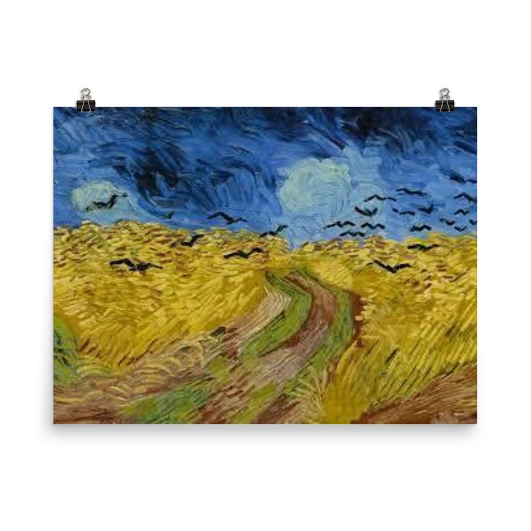 Vincent Van Gogh Wheatfield With Crows Poster Print | Iconic Wall Art ...