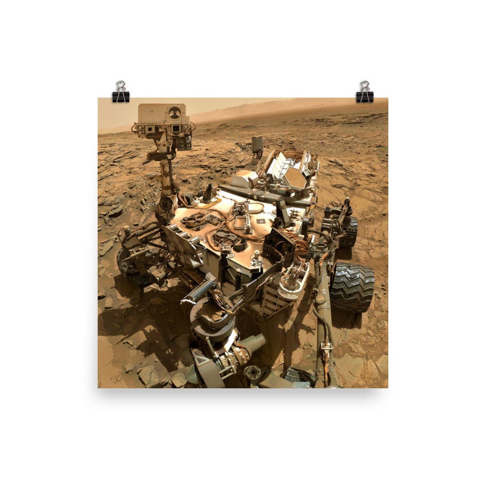 Curiosity Rover Poster Print - Etsy