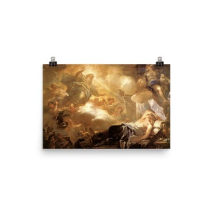 The Dream of Solomon by Luca Giordano Poster Print - Etsy