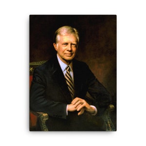 Jimmy Carter Official Portrait Canvas Print - Canvas Wall Art - Etsy