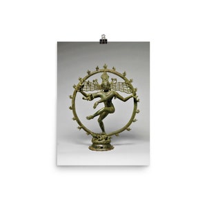 Shiva as Lord of Dance (shiva Nataraja) Indian Art Poster Print - Etsy