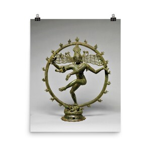 Shiva as Lord of Dance (shiva Nataraja) Indian Art Poster Print - Etsy