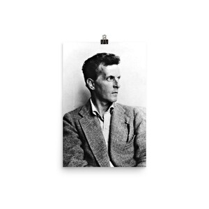 Ludwig Wittgenstein Poster Print - Etsy