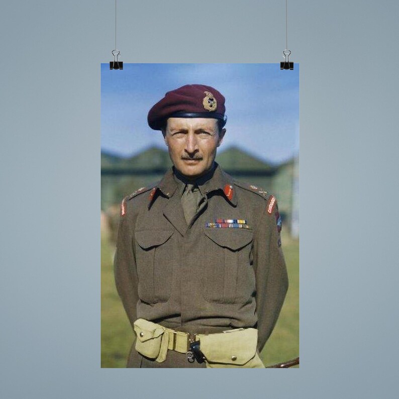 Frederick Browning Poster: Vintage WWII British Military Wall Art - Etsy