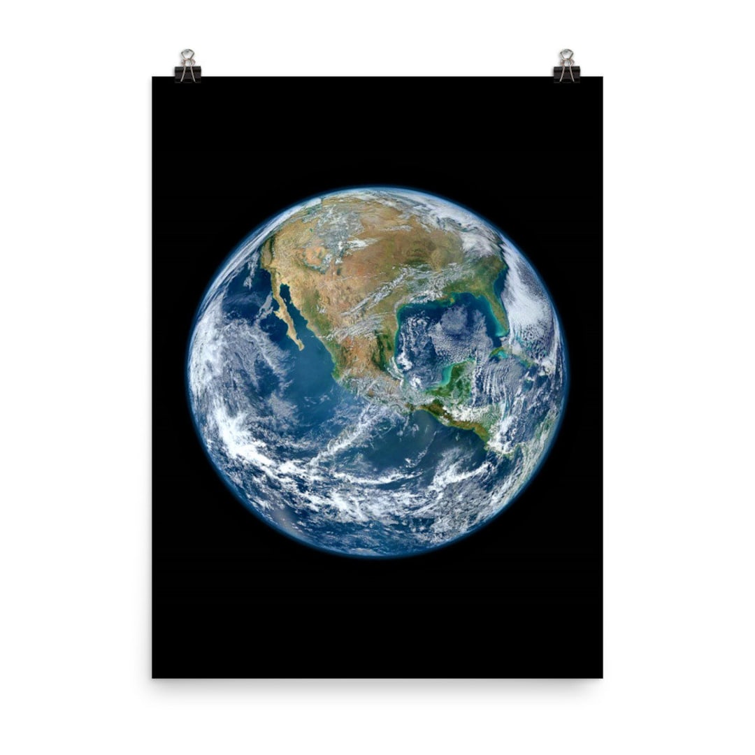 The Blue Marble 2012 Poster Print - Etsy