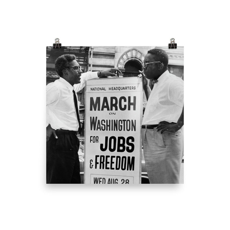 Bayard Rustin Poster Print - Etsy