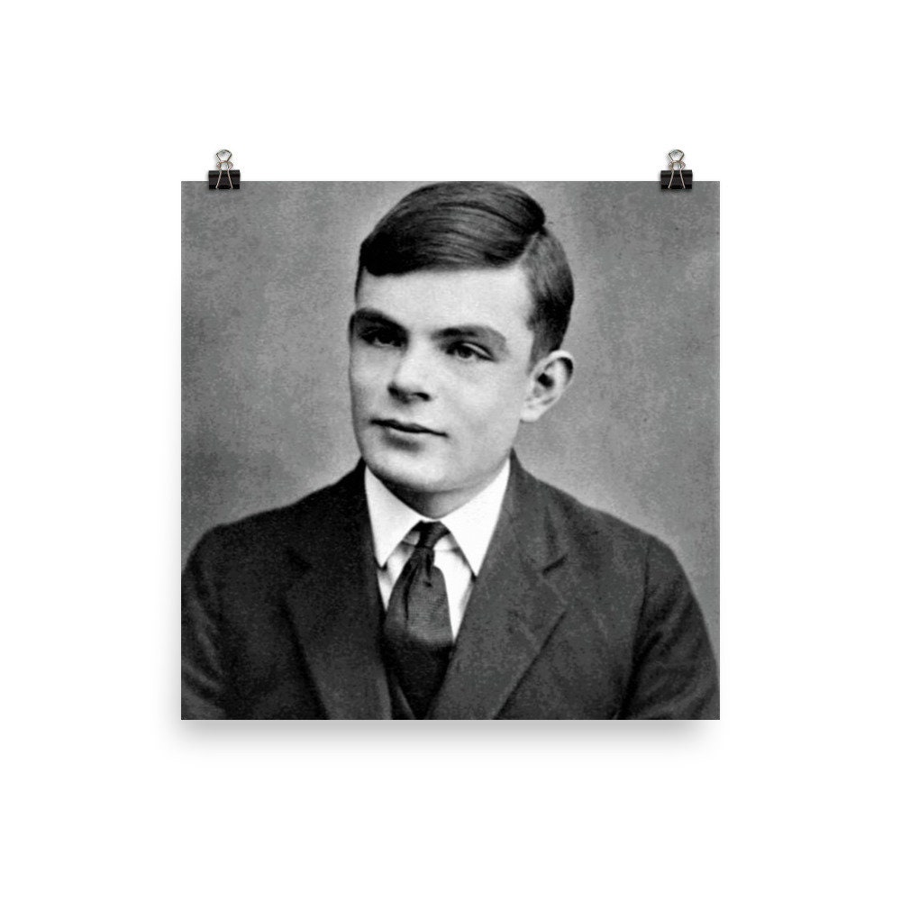 Alan Turing Poster | Etsy