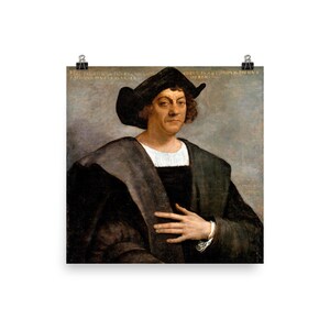 Christopher Columbus Poster - Etsy