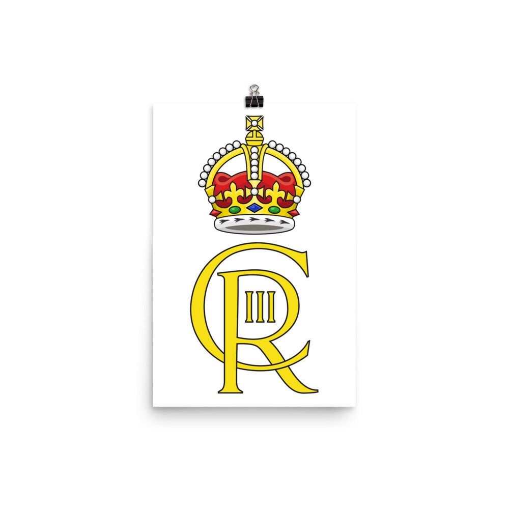Royal Cypher of King Charles III Poster Print - Etsy UK
