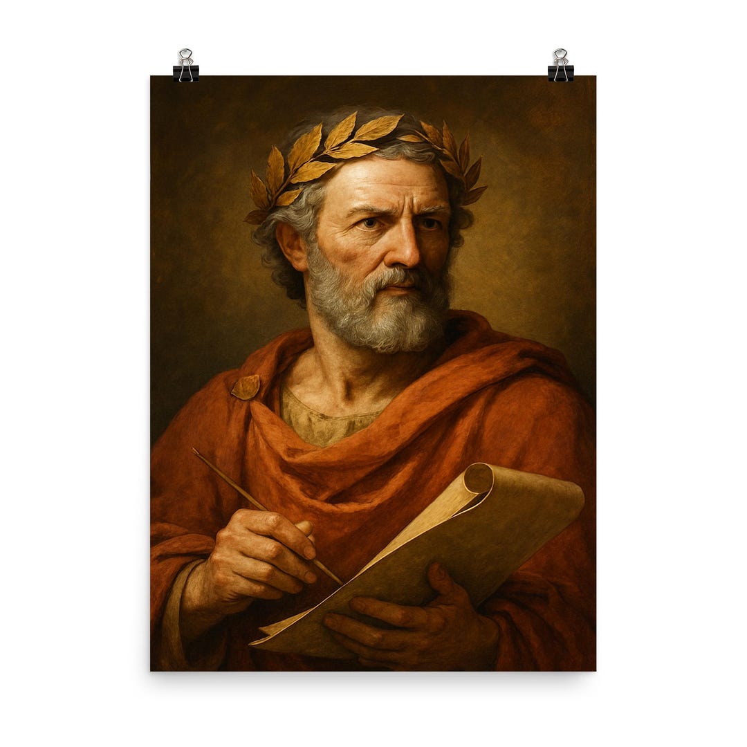 Virgil Poster Print: Glorious Wall Art Masterpiece, Claical Literature ...
