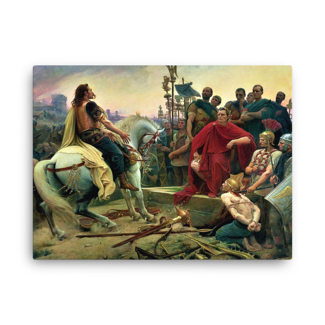 Buy Vercingetorix Throwing Down His Weapons at the Feet of Julius ...