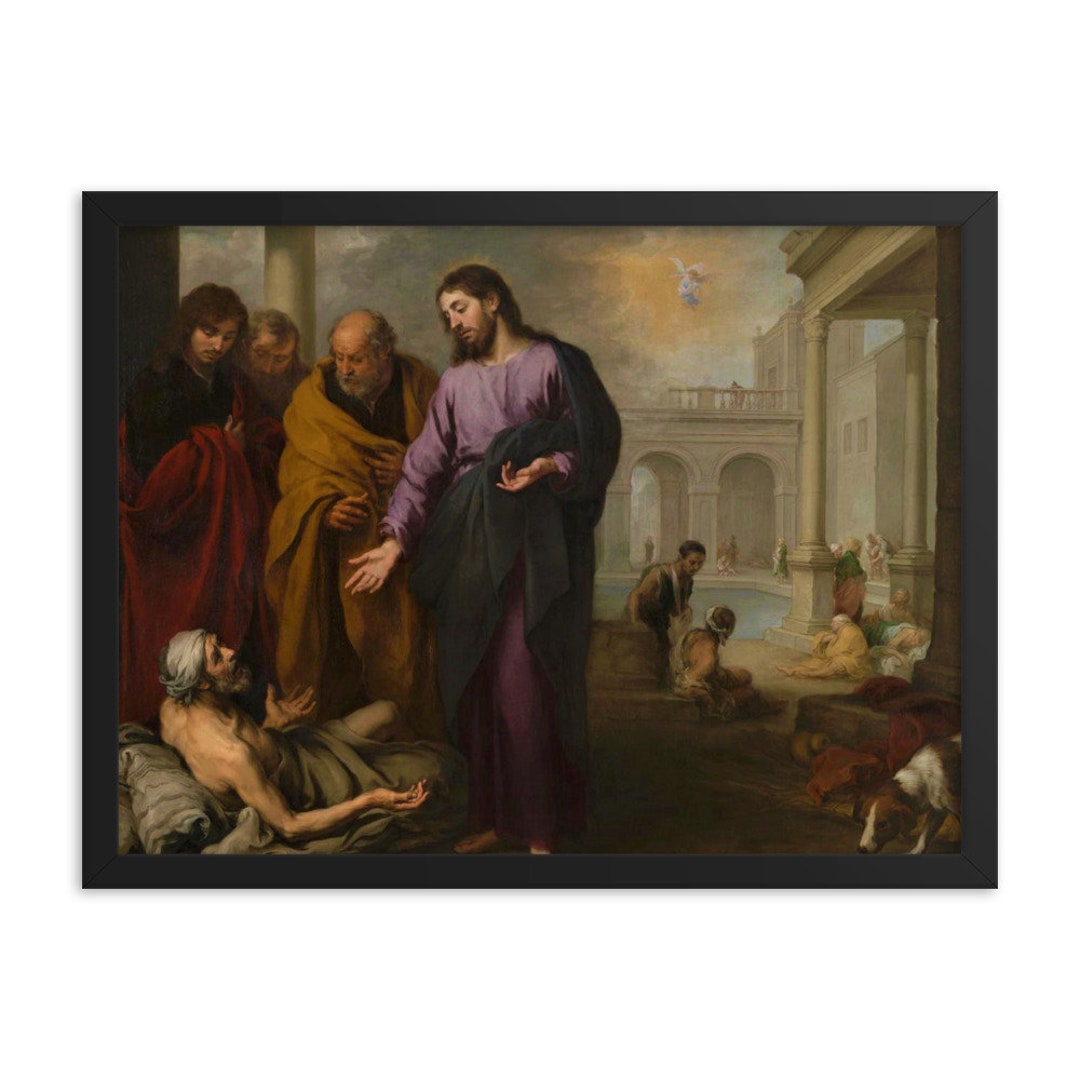 Christ Healing the Paralytic at the Pool of Bethesda by Bartolome ...