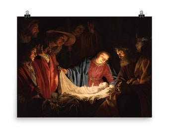 Adoration Poster - Etsy