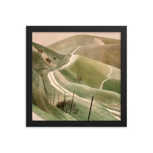 Chalk Paths by Eric Ravilious Framed Print - Etsy UK
