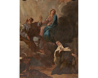 St. Teresa of Avila, Catholic Art Prints, Saint Art, Carmelite Saint - Etsy