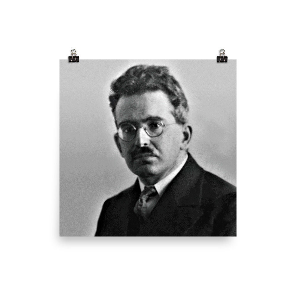Walter Benjamin Poster Print - Etsy