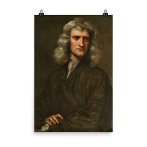 Sir Isaac Newton Poster Print - Etsy UK