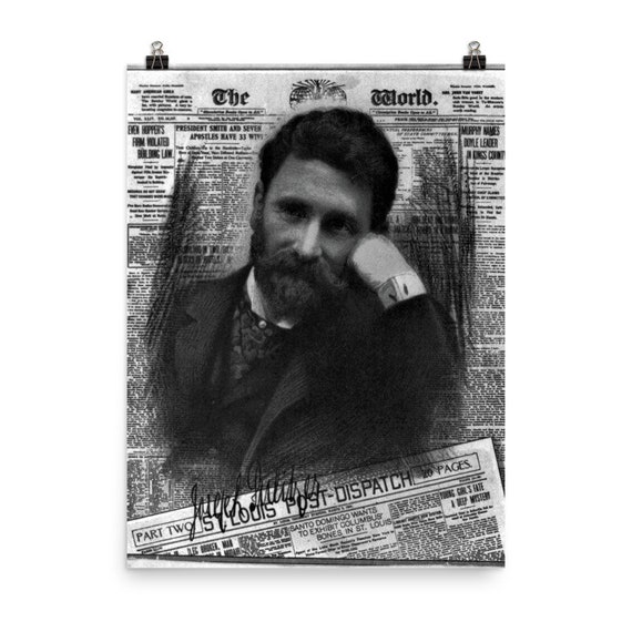 Joseph Pulitzer Poster Print - Etsy