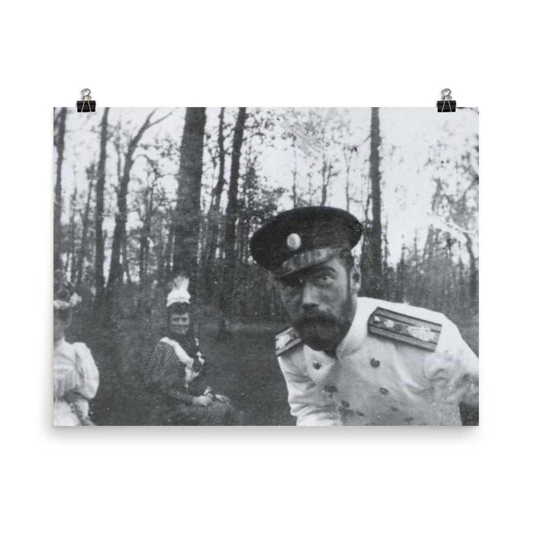 Emperor Nicholas II Selfie Poster Print Wall Art | Unique Historical ...